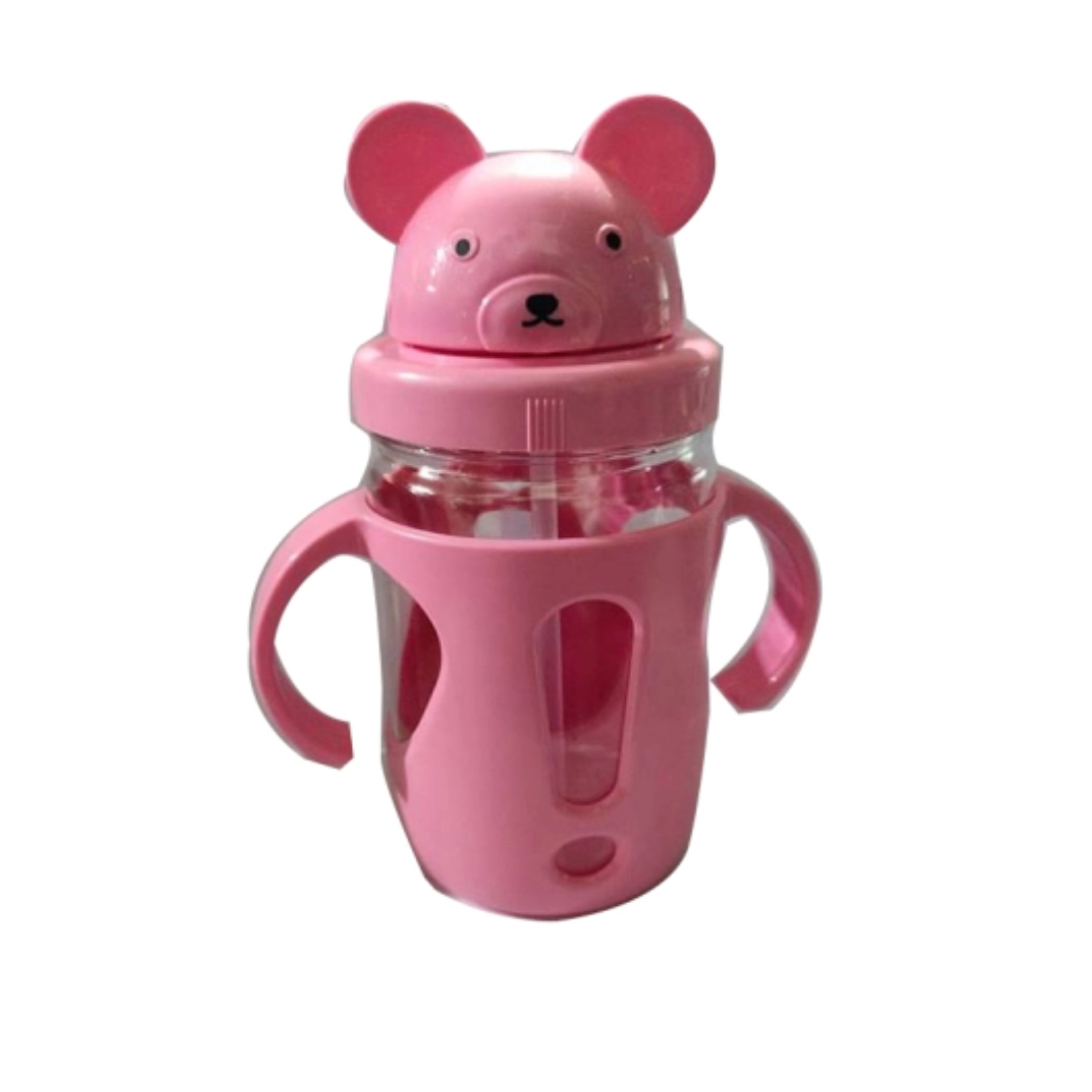 RFL Mickey Water Bottle 400 ML-Tr & Light Pink 838335