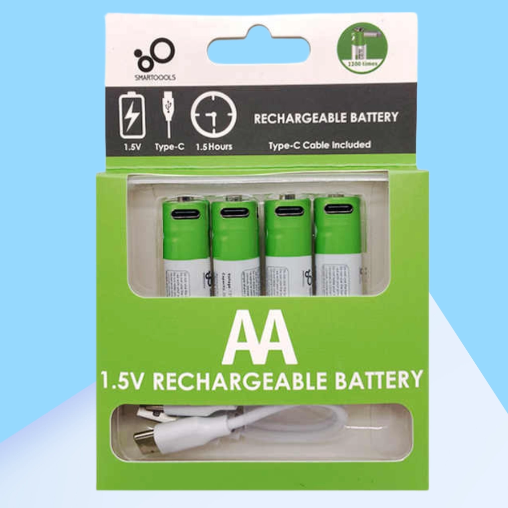 SmarToools RB40 AA Rechargeable Battery 1.5V 2600mWh (4Pcs Set)
