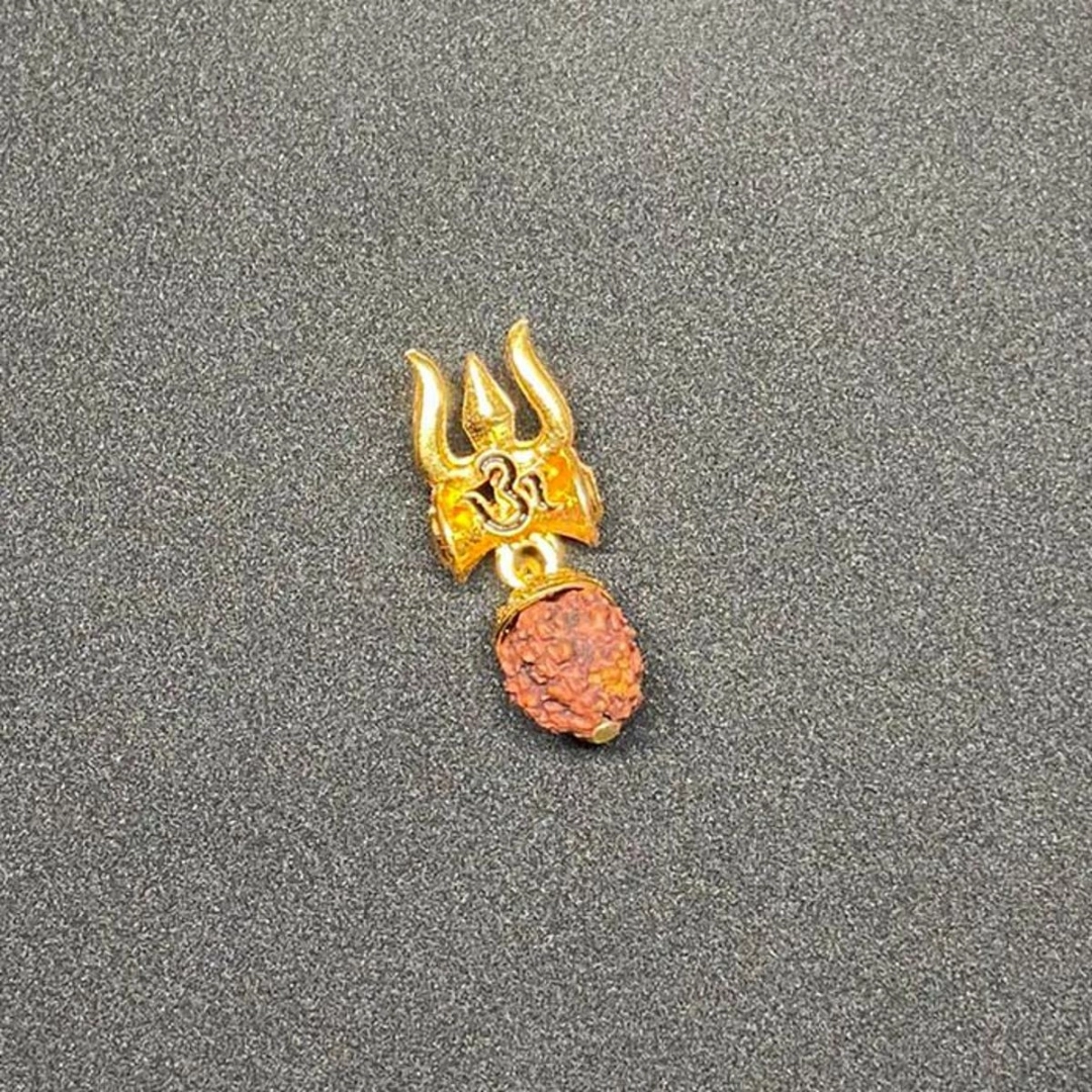 Trishul Rudraksha With Ohm Locket Of Men & Women