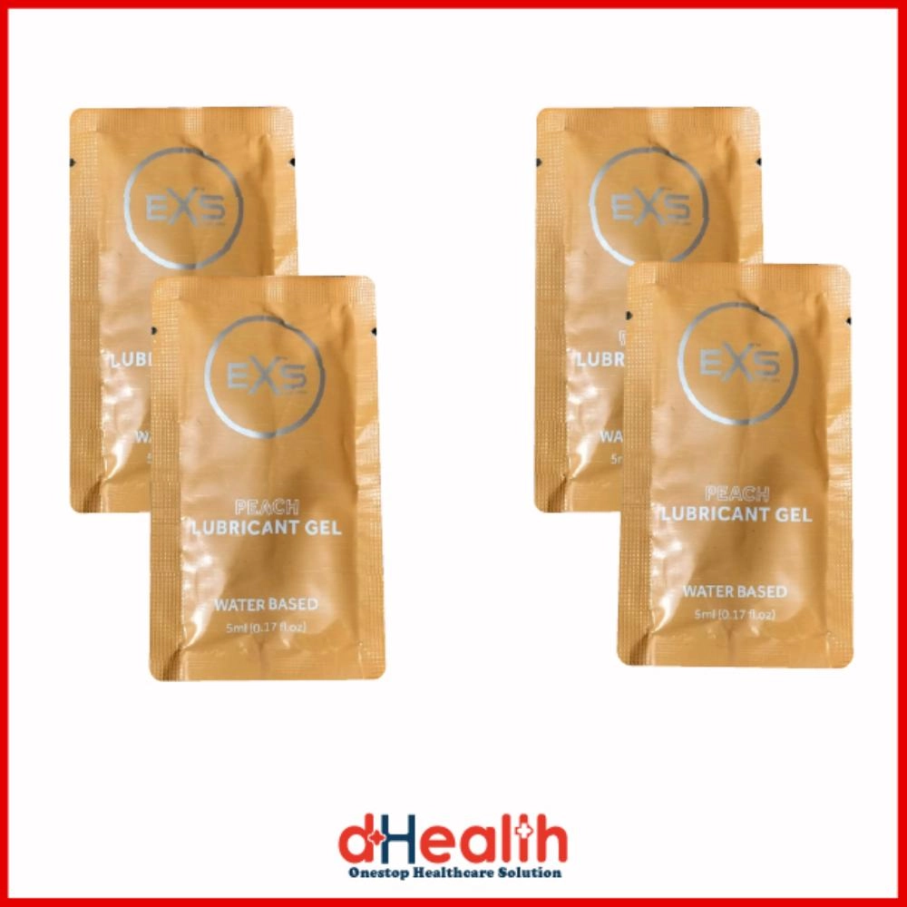 EXS Lubricant Mini Combo Pack (Water Based Lubricant 5ml x 4 Pack)