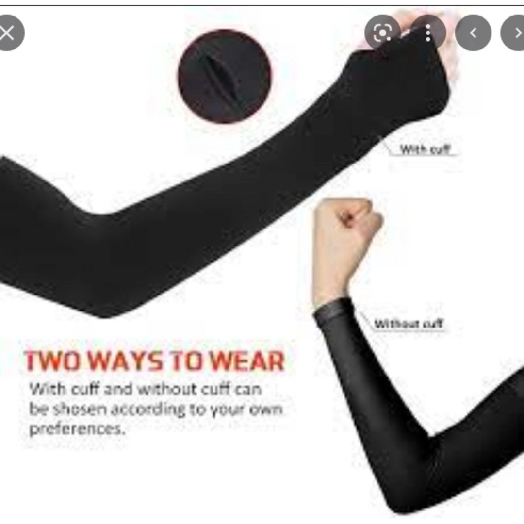 1 Pair = 2 Pcs Lets Slim Long Arm UV Sun Protection Hand Sleeves for ...