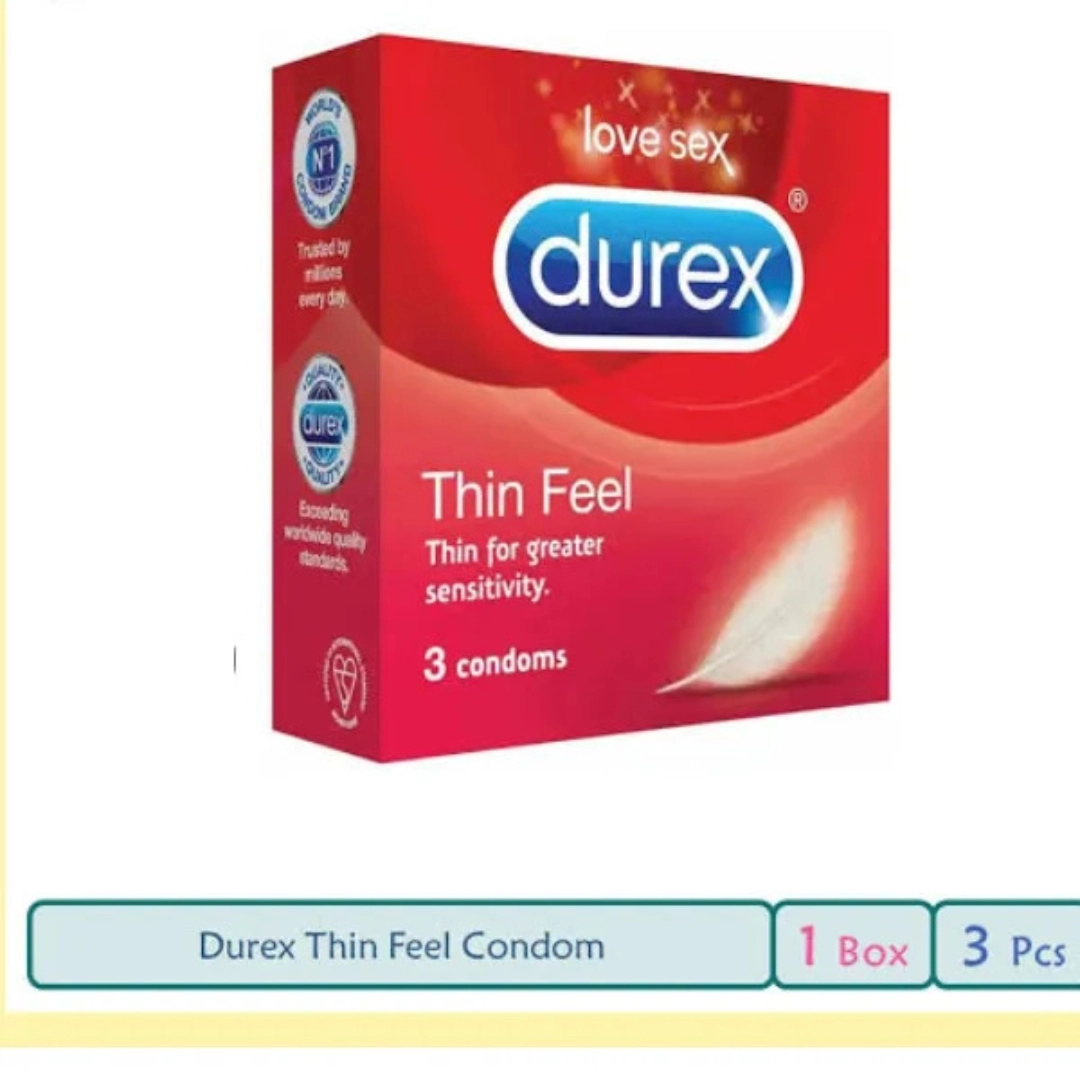 Durex Thin Feel Condom One Packs - 3pcs