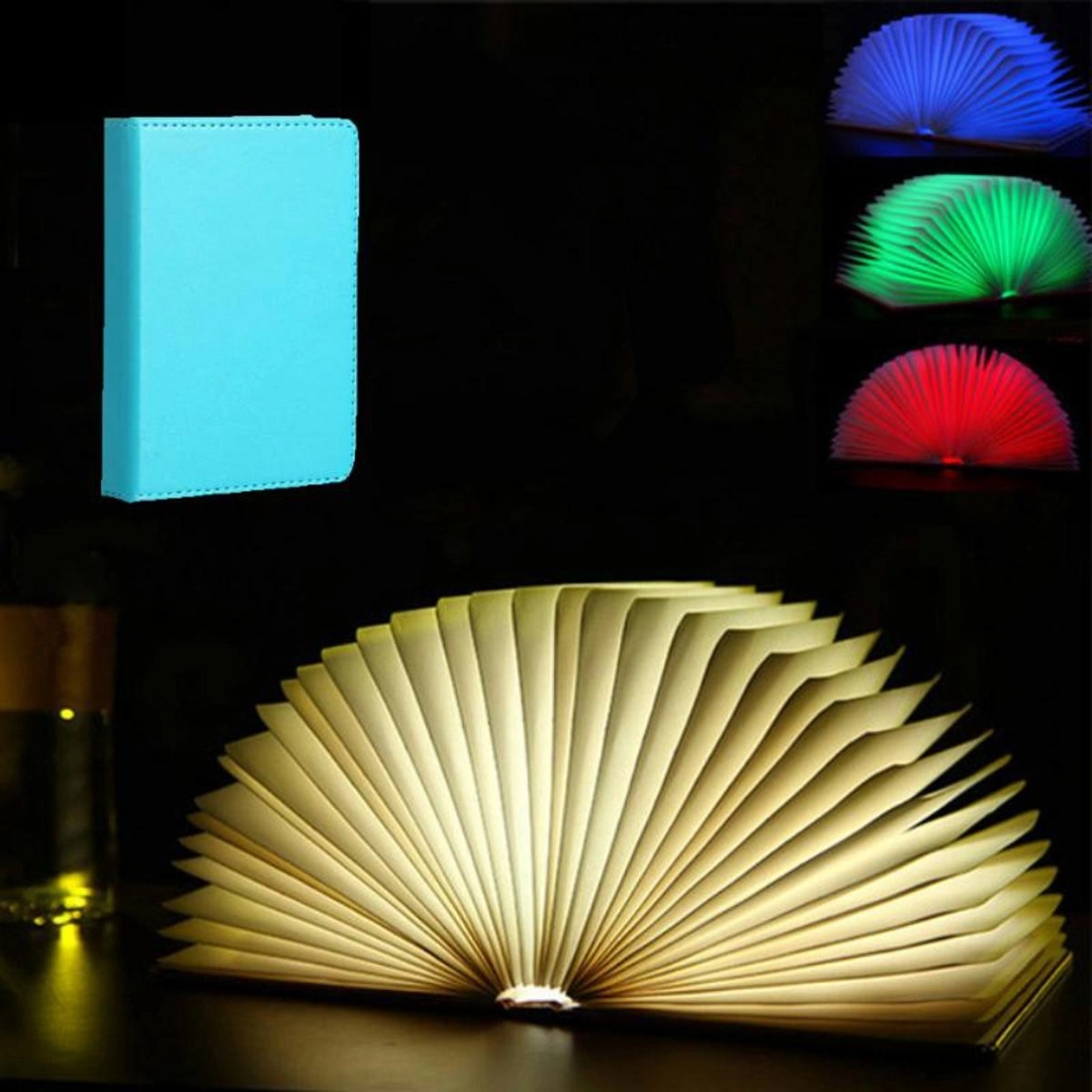 LED Book Lamp 5 colors Wooden Small Size