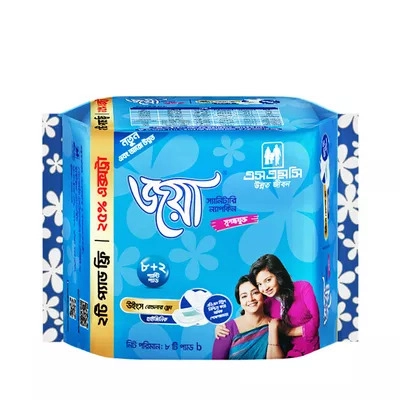Joya Sanitary Napkin - Wings Regular Flow - 8 Pads Pack - Panty/Wings ...