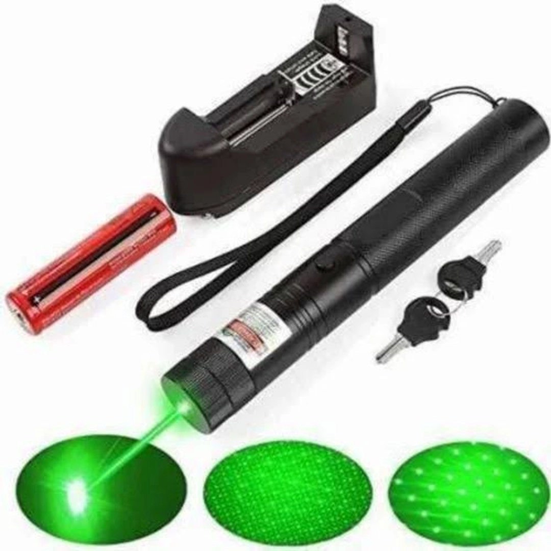 Green Laser Pointer With Box – Rechargeable, Adjustable Focus ...