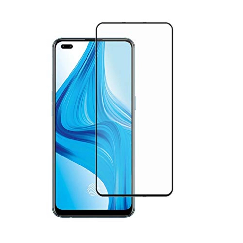 2Pcs D Full Glass For Oppo F17 Pro Screen Protector 9H Full Black
