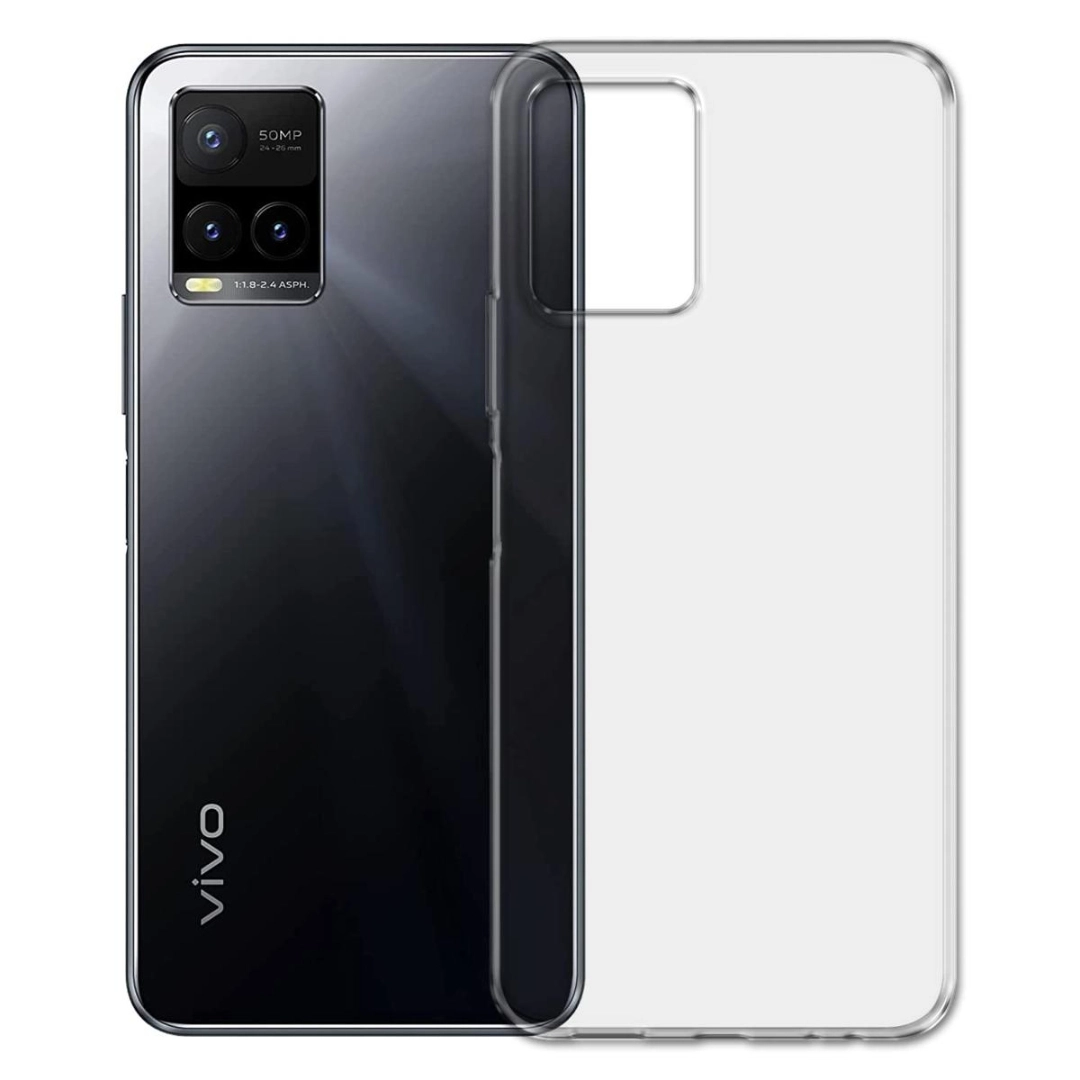 Vivo Y21 Flexible Crystal Clear Transparent Soft TPU Back Case Cover