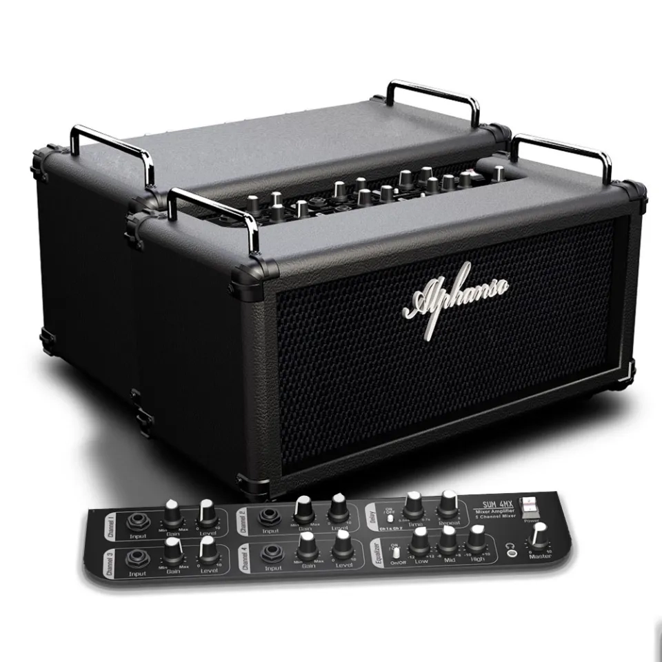 Alphanso Sum 4MX - 80watt Mixer (Mic, Guitar, Keyboard, Drums) Amplifier