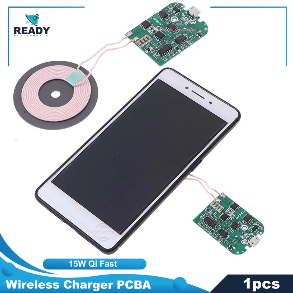 Universal Portable 15W Qi Fast Charging Wireless Charger PCBA DIY ...