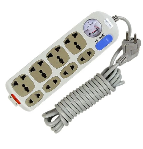Safe Touch ST-0455, (6Feet Cable) 8Port Multiplug Heavy Duty - Multi ...