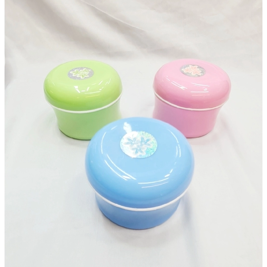 New Baby Soft Face Powder Puff Sponge Box Case Contains 3 Colors
