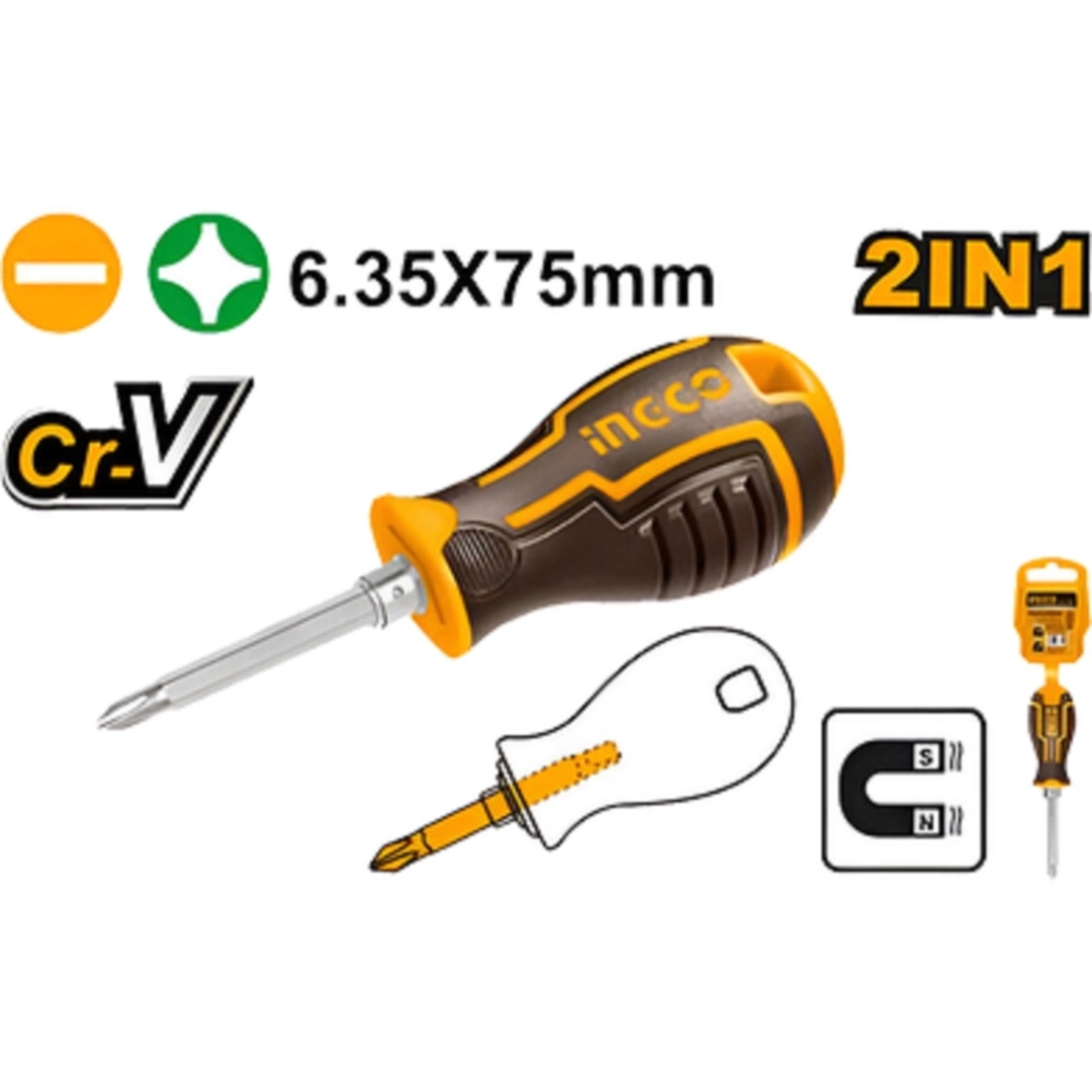 Mini AKISD0202 ING-CO 2 In 1 Screwdriver Set Tools Sets Standard Star ...