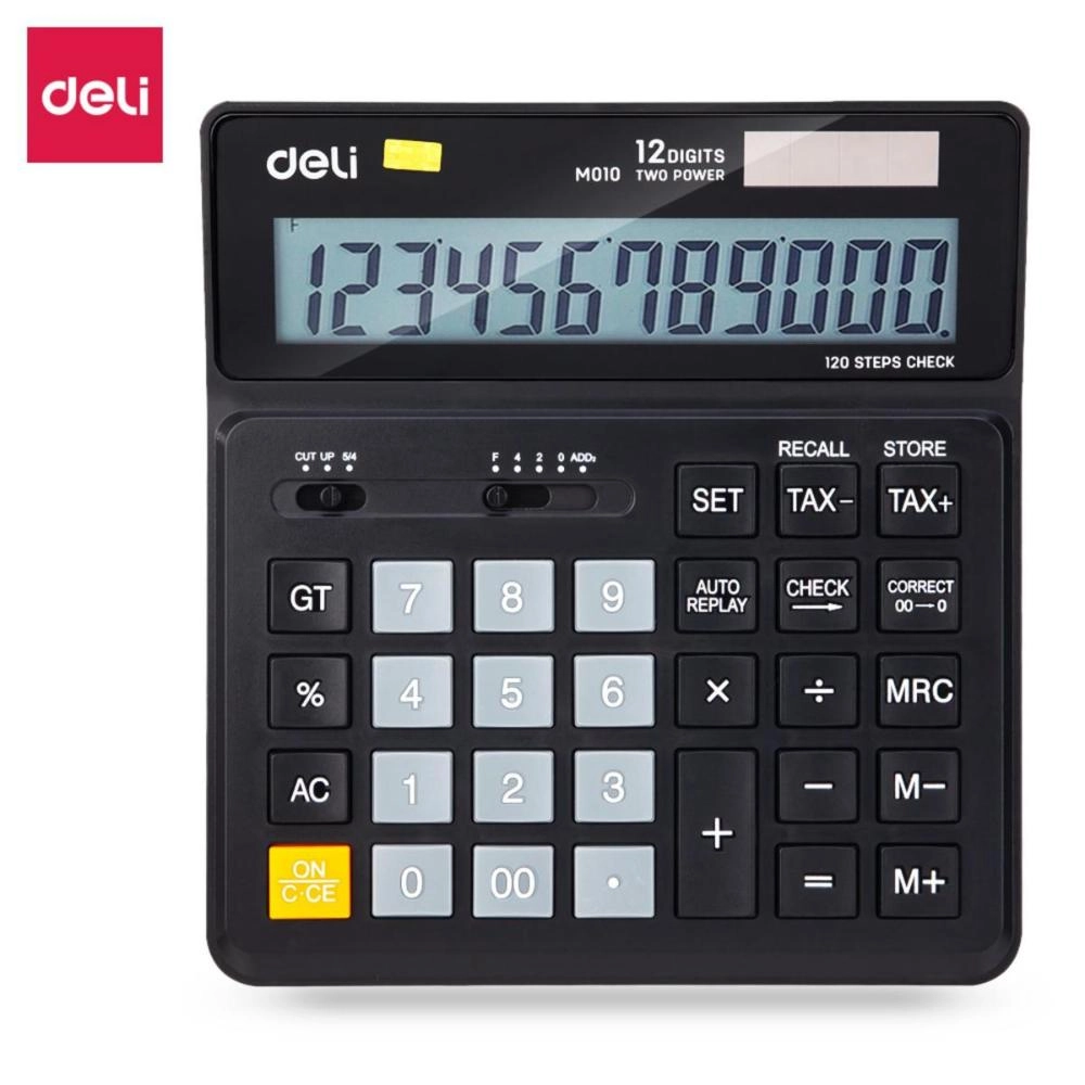 Deli M01020 Desktop Calculator - Big Display
