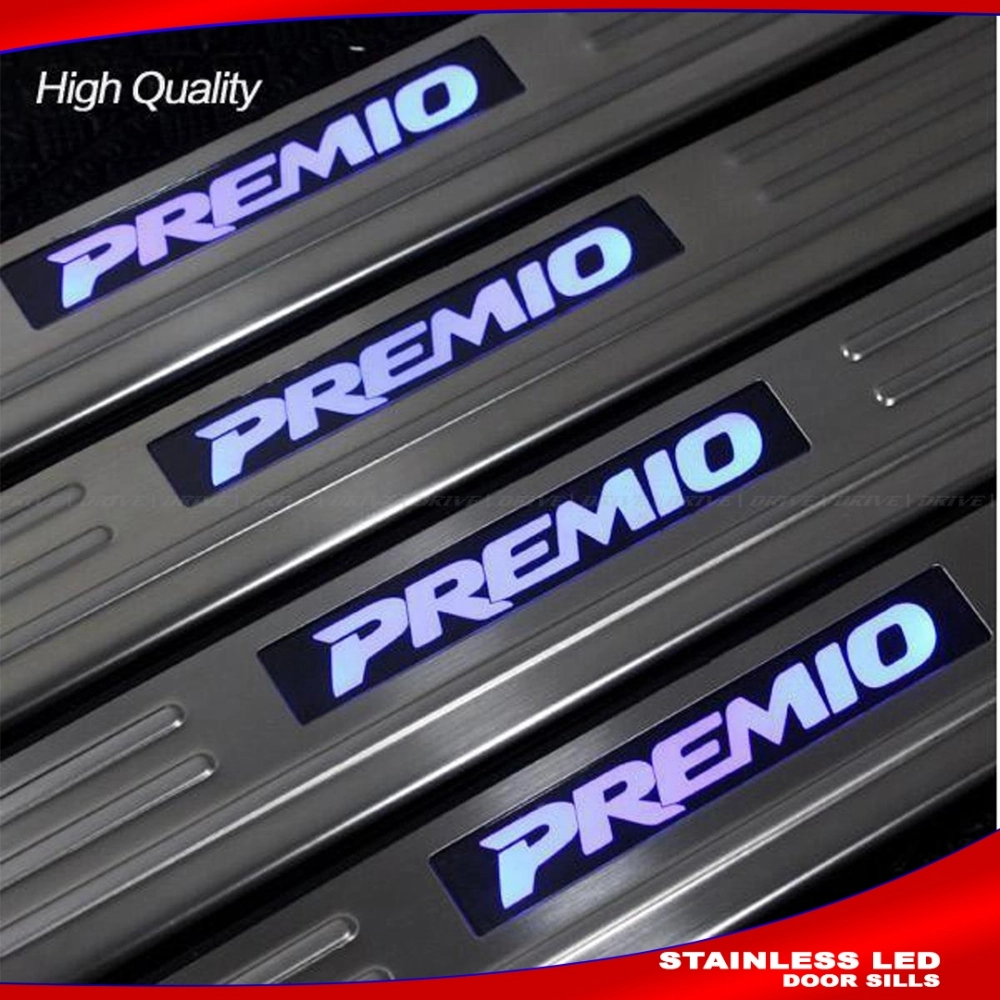 Stainless Steel LED Lighted Door Sills - PREMIO DOOR LIGHT