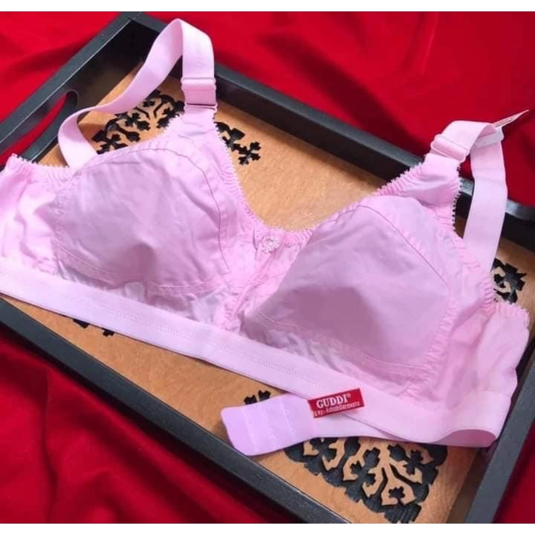 Indian Guddi Women’s Cotton Belt Bra – Full Coverage, Mixed Color