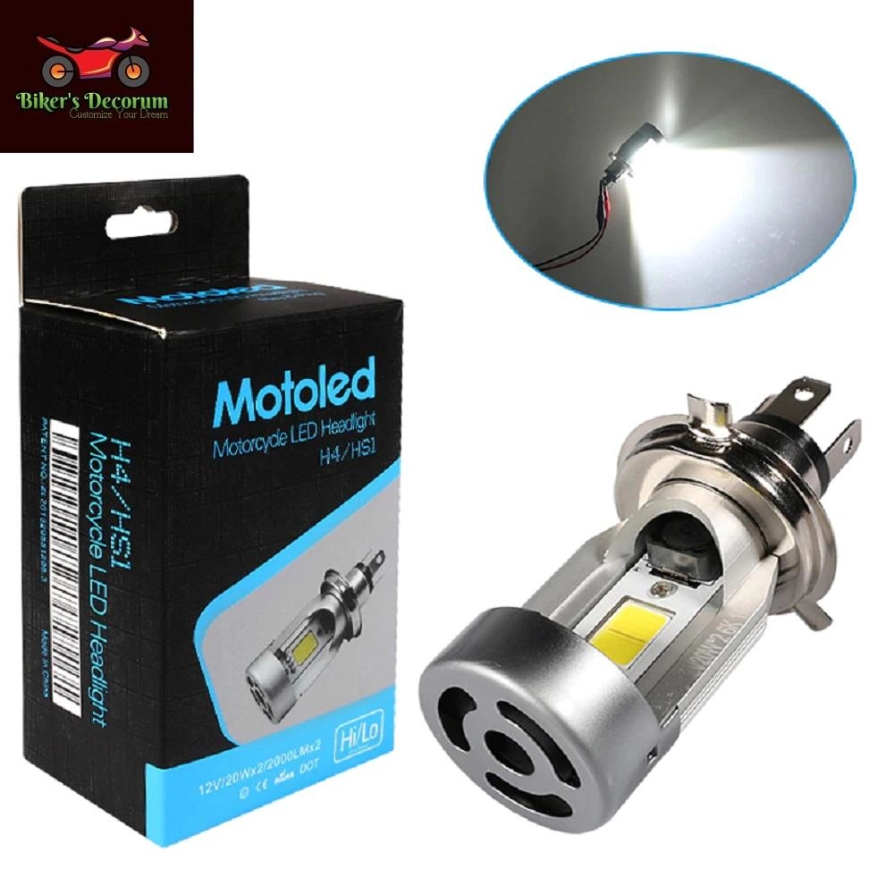 মোটো led h4 হেডলাইট hs1 led মোটরবাইক বাল্ব h4 led মোটরসাইকেল মোটো লাইট ...