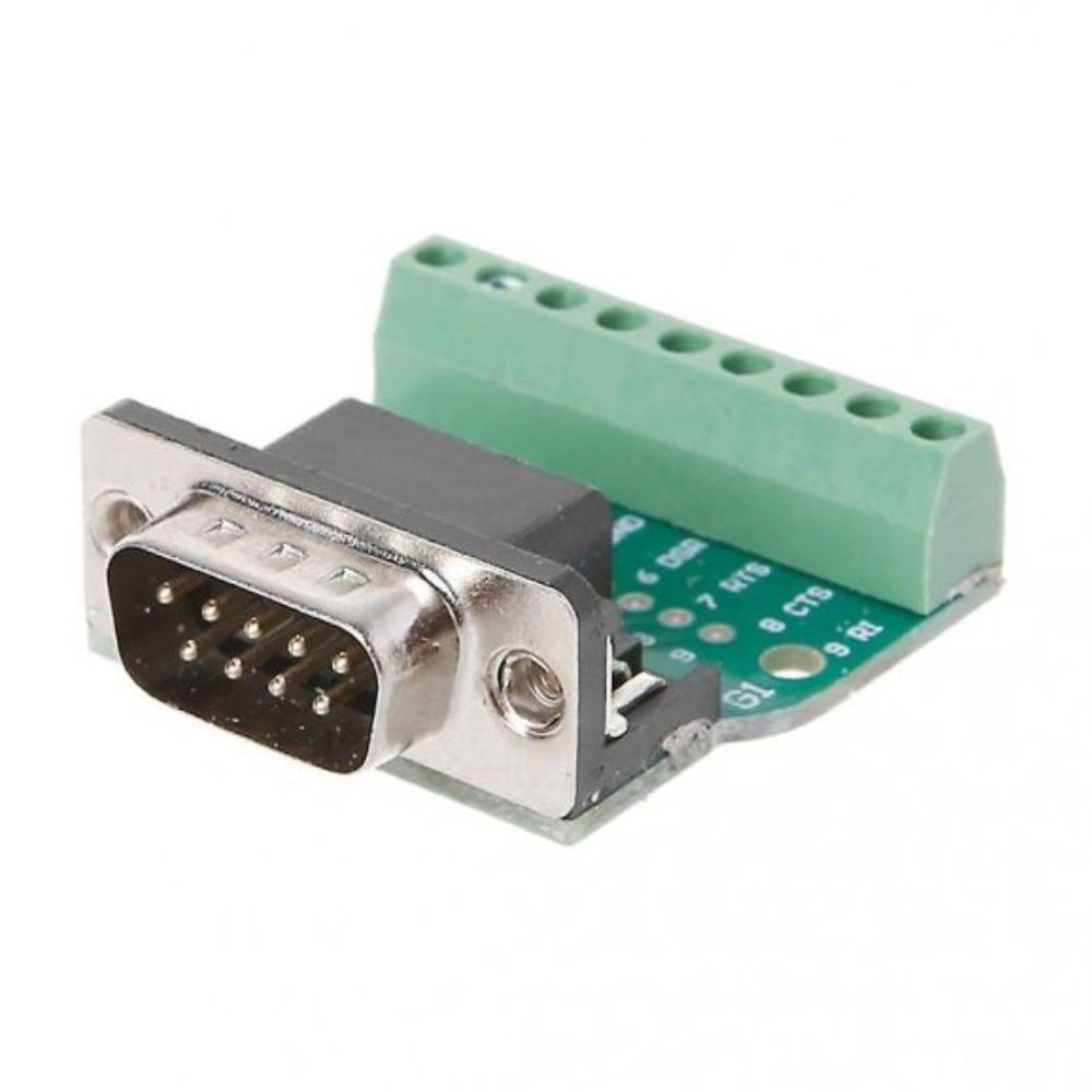 Male DB9 Breakout Board DB9 Male Connector Module DB9 Male Screw ...