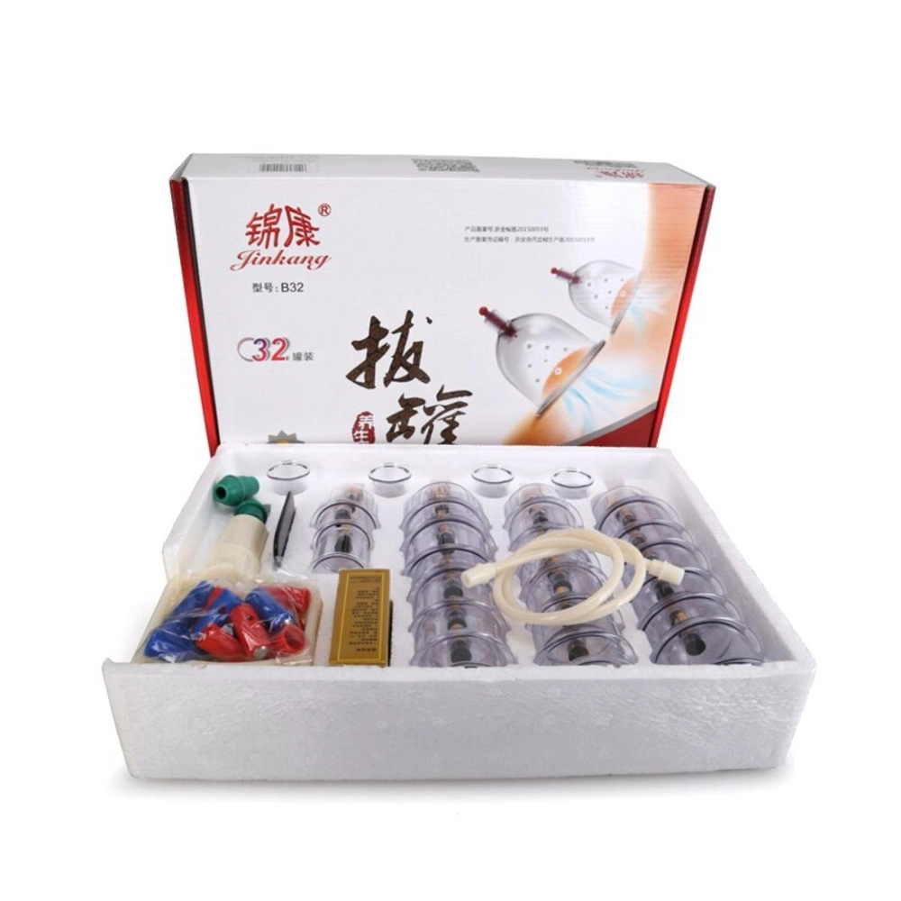 32 Piece Vacuum Cupping Body Massager Ventosa Suction Cup Jar Set ...