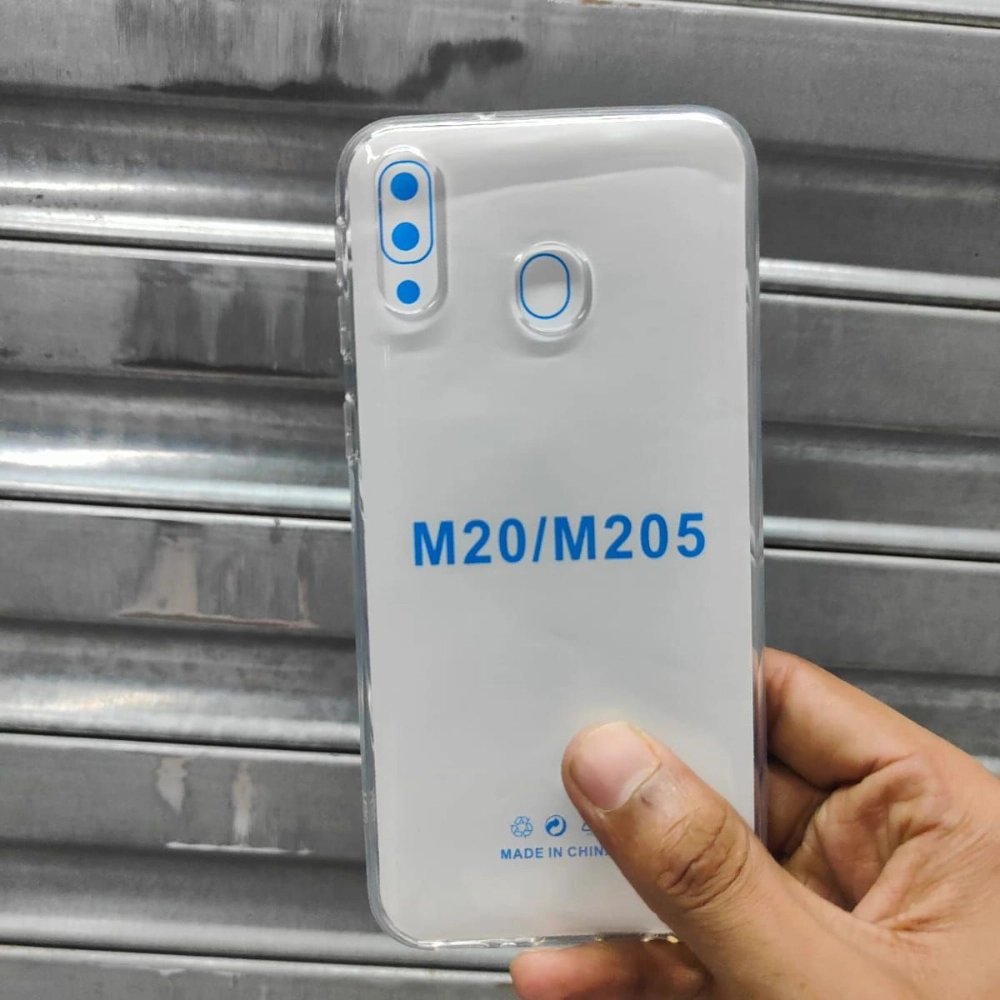 For Samsung Galaxy M20 Transparent Back Cover