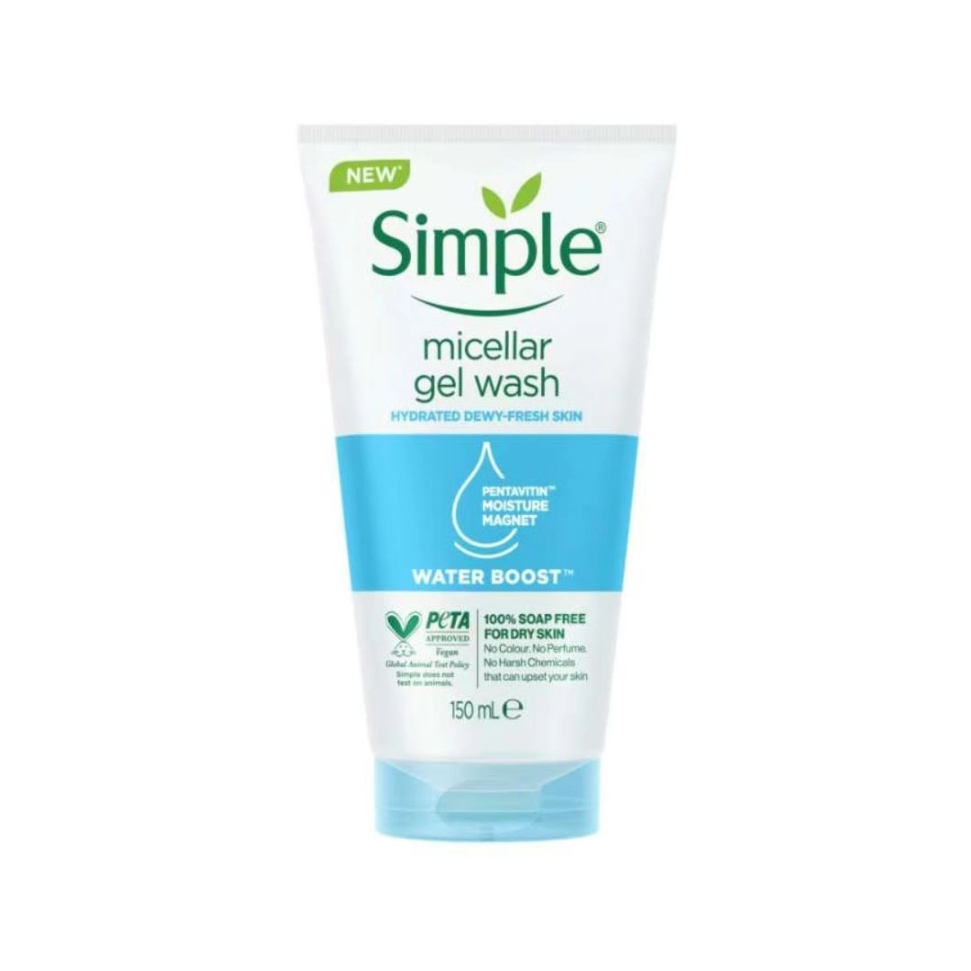 UK product Simple Water Boost Micellar Facial Gel Wash(150ml)