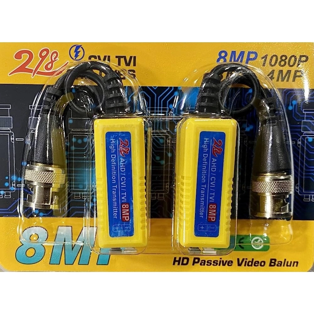 CCTV video Balun 8MP or BNC for CCTV Camera (1 pair) - High Quality ...
