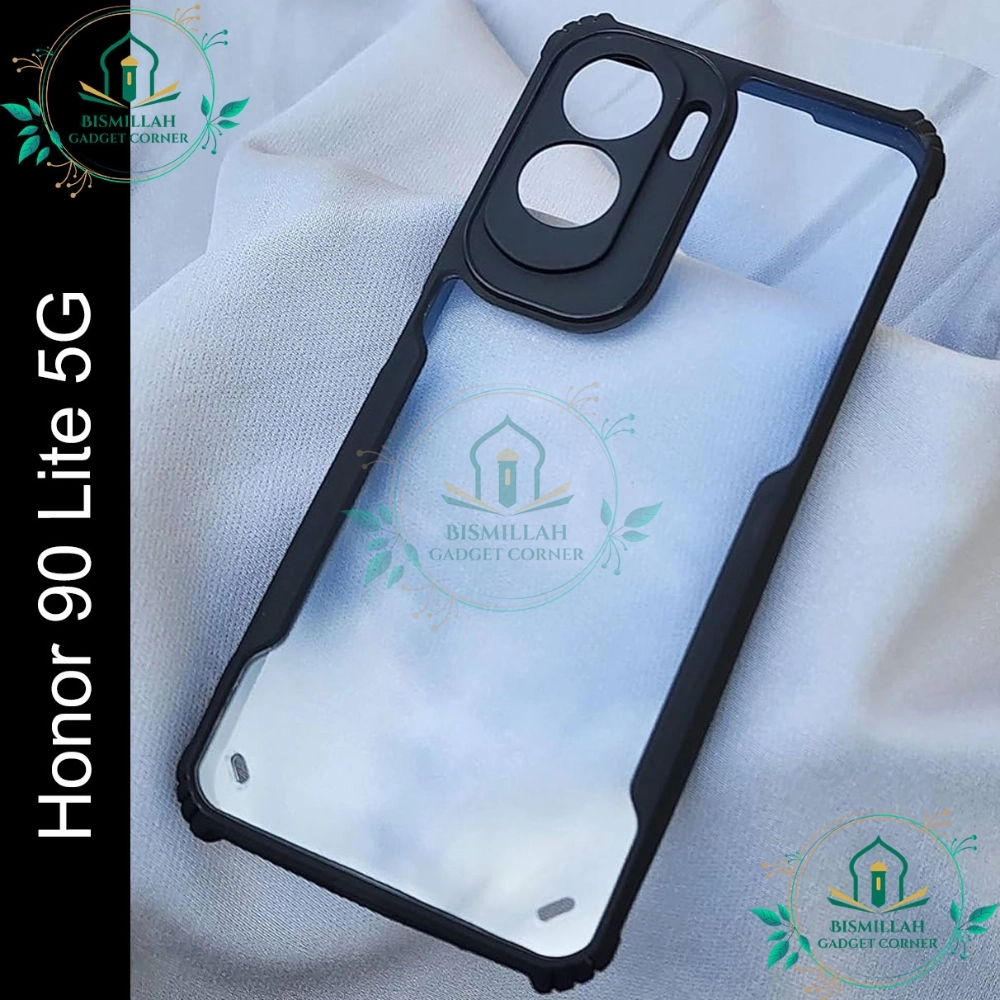 Xundd Back Cover for Honor 90 Lite 5g Transparent Hybrid Hard PC Back ...