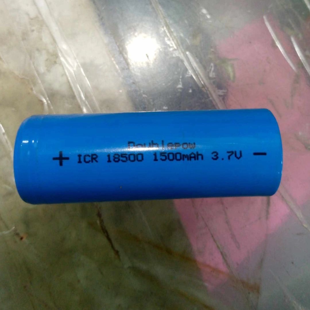18500 3.7V 1500mAh 18500 Rechargeable Battery 18500 Lithium Battery ...
