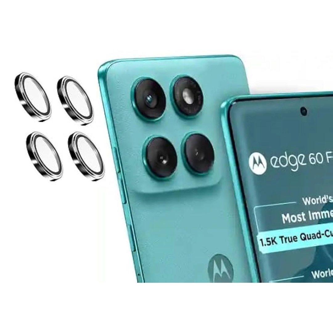 For motorola edge 60 fusion Camera Protector WSKEN Metal Ring Tempered ...