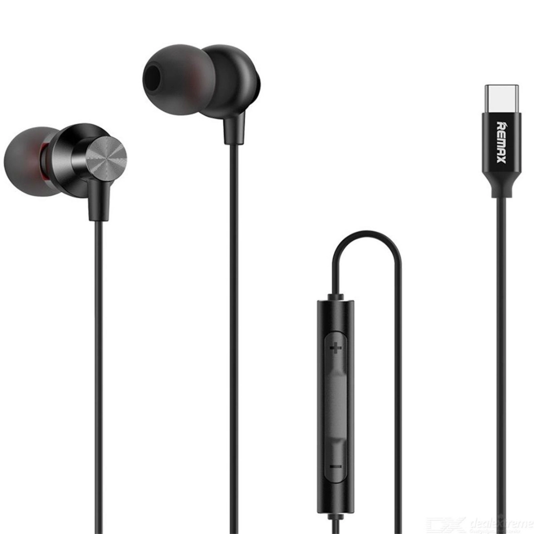 Remax Rm-560 Wired Earphone Type-C Interface In-Ear Three-Button Wire ...