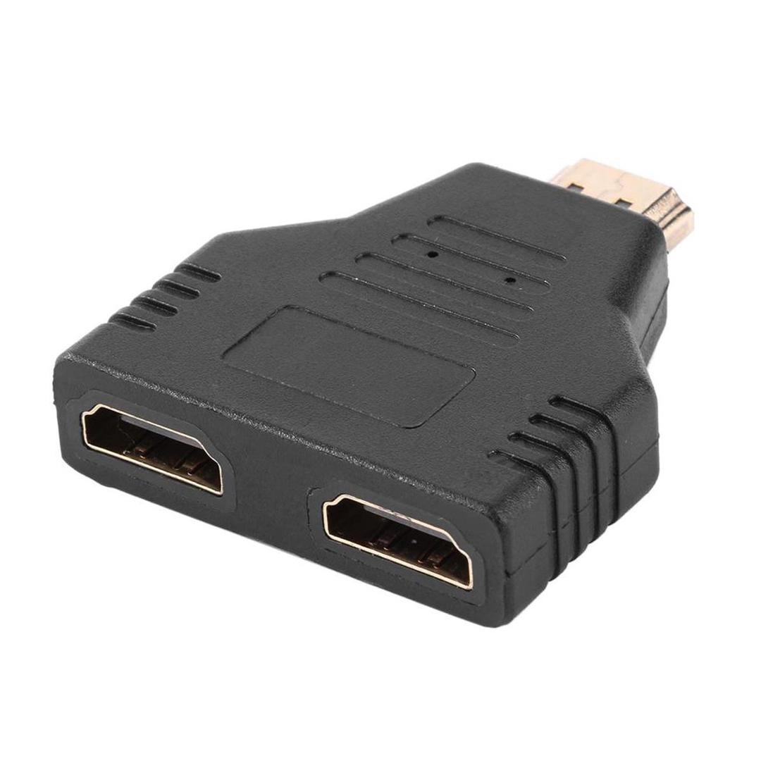 2 In 1 HDMI Male To Dual HDMI Female Port Audio Video Spli-tter ...