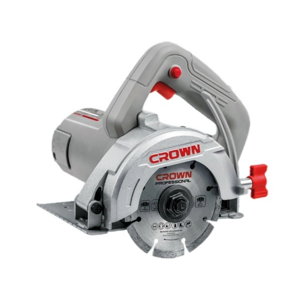 CROWN Marble Saw 1300w, Blade 110mm, Bore 20mm CT15228 - Kings Trading