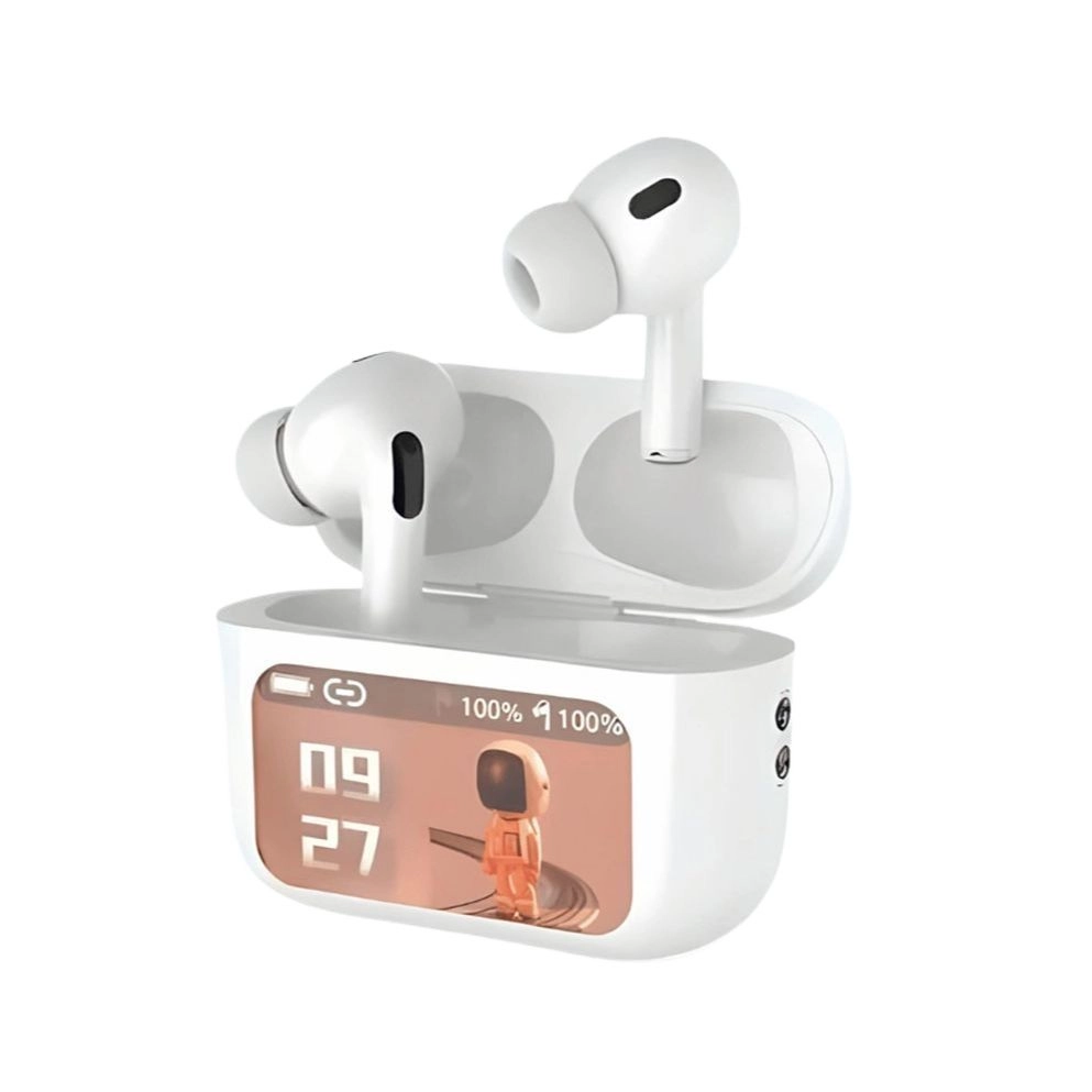 E9 Pro Touch AirPods with LED Display (ANC & ENC Supported)