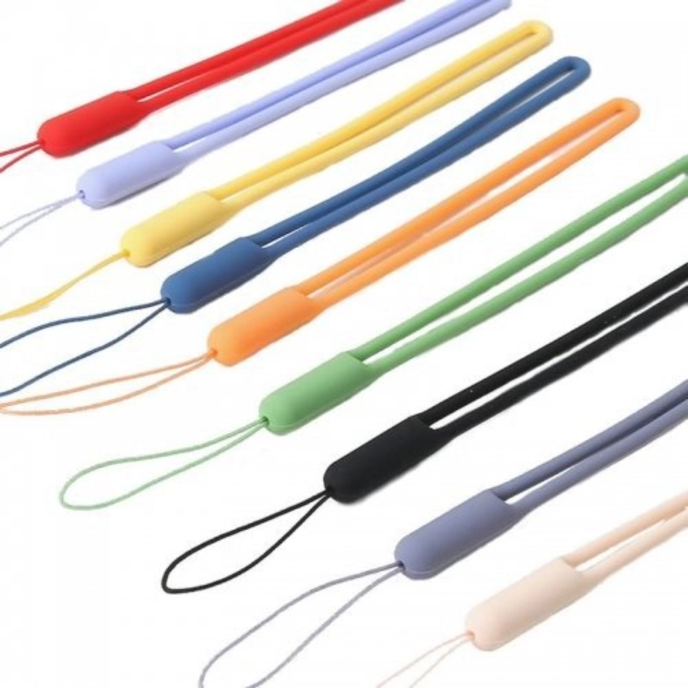 Silicone Mobile Phone Lanyards - 10Pcs