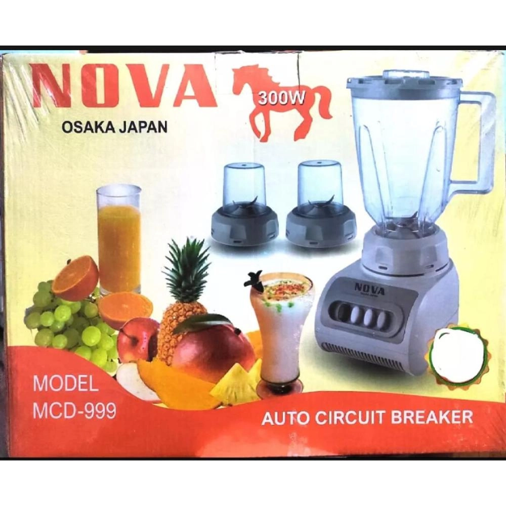 Nova/Hyundai Blender Plus Mixer Grinder (GS-999/NBB-999/NW-999)