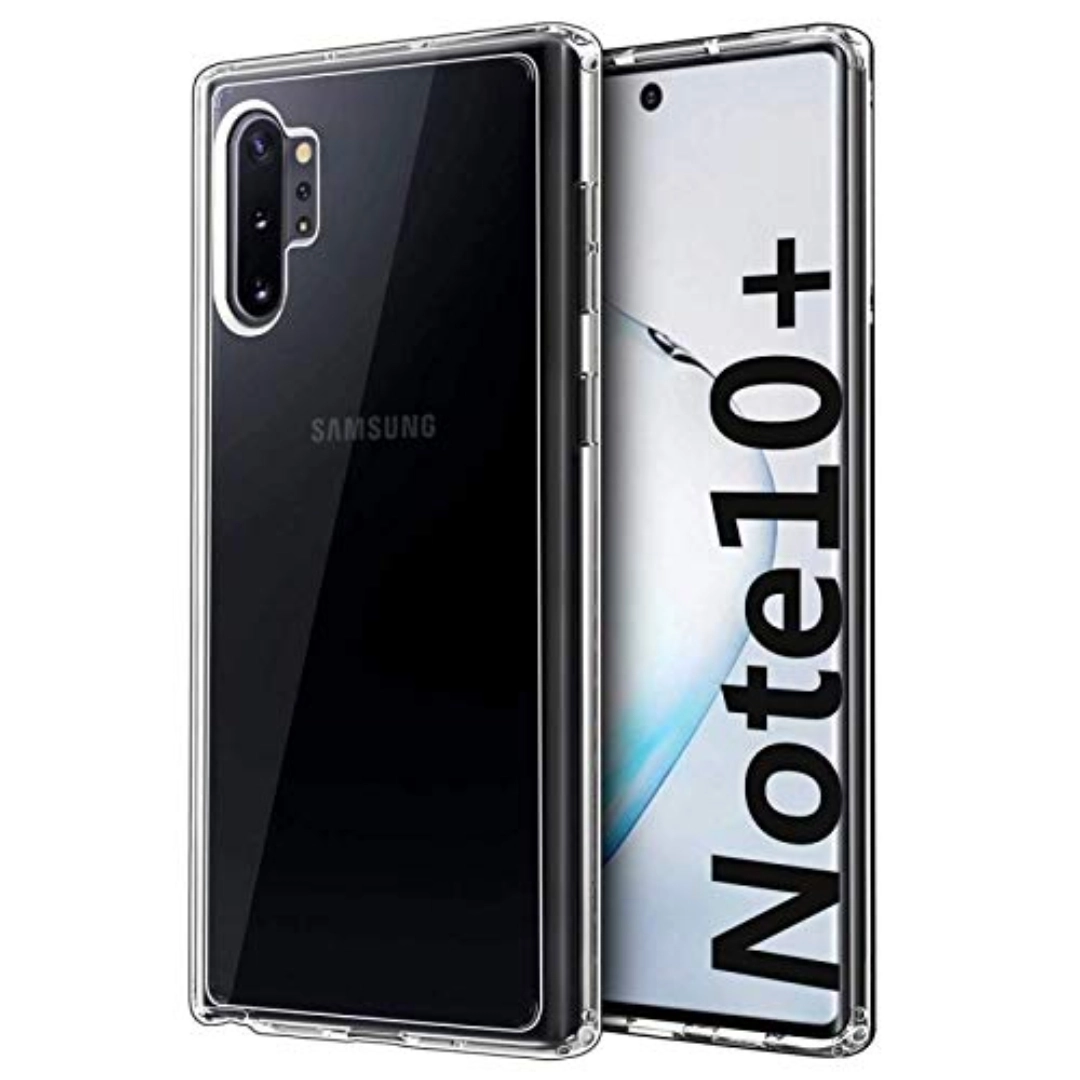 Samsung note 10 plus Flexible Clear Transparent Soft TPU Back Case Cover