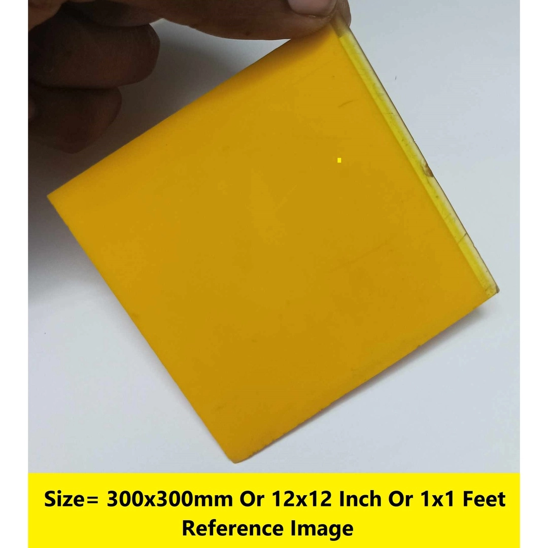 YELLOW 4mm Acrylic Sheet 4mm Yellow Plastic Sheet 4mm Thick Acrylic ...