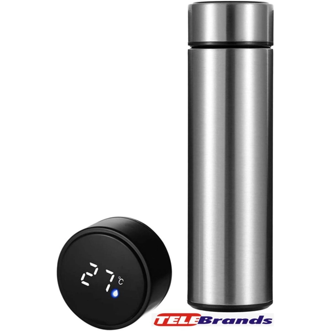 TelebrandsStainless Steel Digital Flask Vacuum Thermal Flask with LED ...
