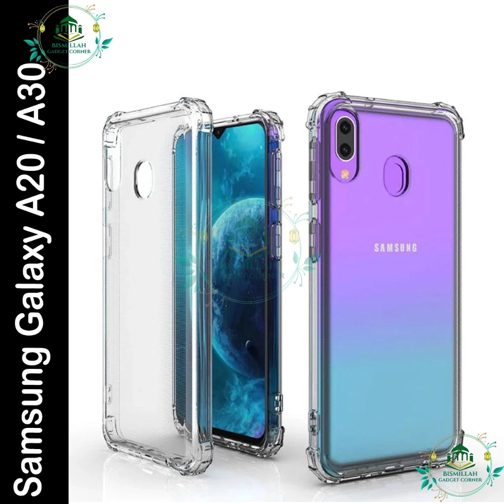 Transparent back cover For Samsung Galaxy A20 Luxury transparent ...