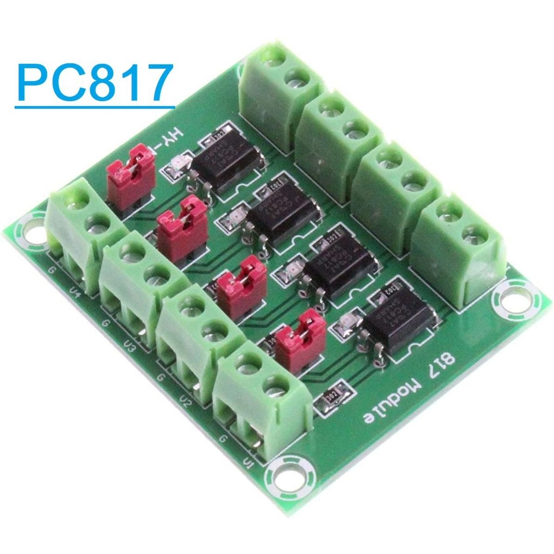 MODULE PC817 PC-817 4 Channel Optocoupler Isolation Board Voltage ...