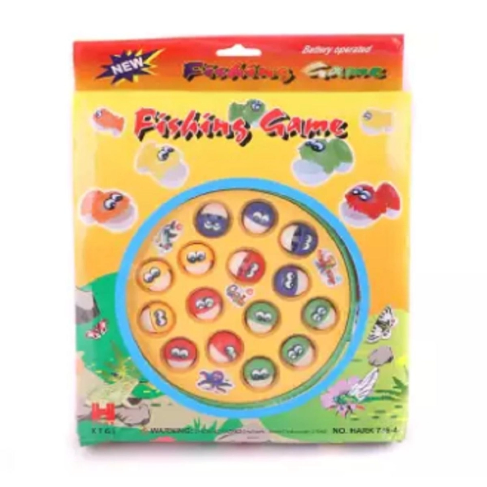 Fishing Fish Game Kids Toy (15 Fishes, 4 Players)