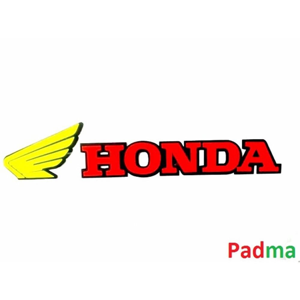 Brand logo Sticker for Motorcycle or Decoration decals use to honda -red