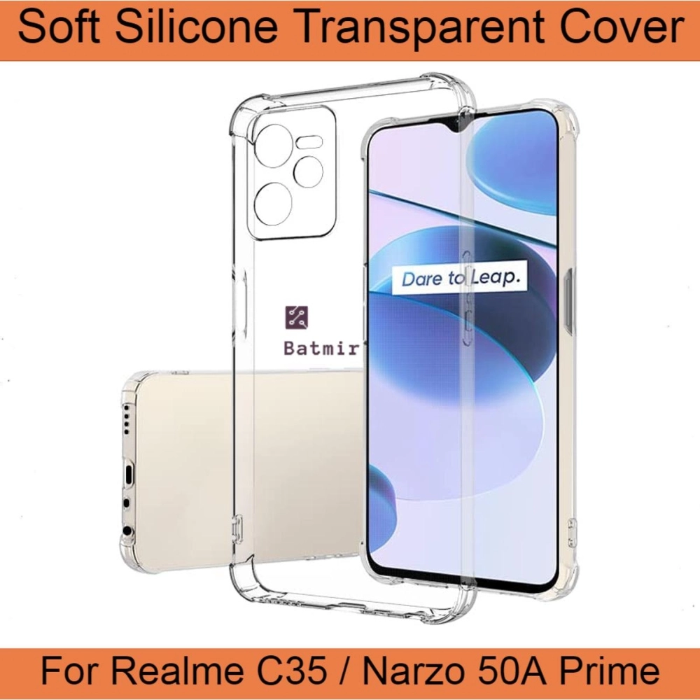 Realme C35 Back Cover Soft Flexible Transparent Silicone Case