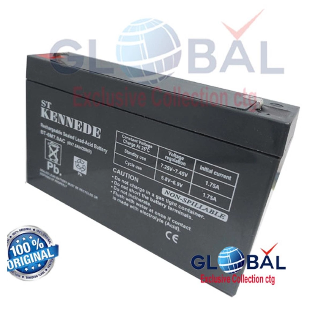 Lead Acid 6v 7Ah ST Kennedy Battery For Rechargeable Fan Kids Ride On ...