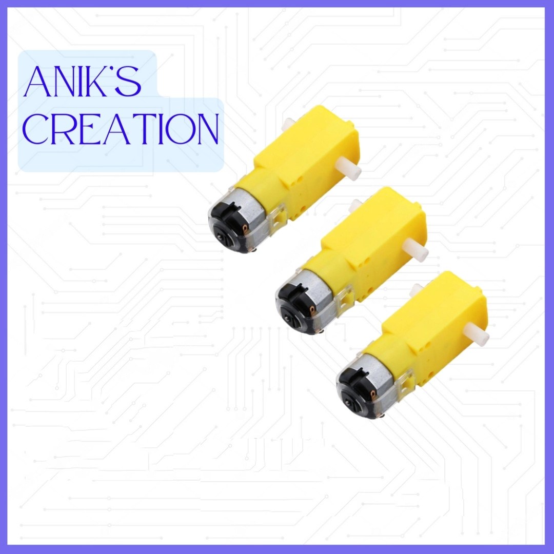 Gear Motor for RC Car or Arduino projects (3-6)V