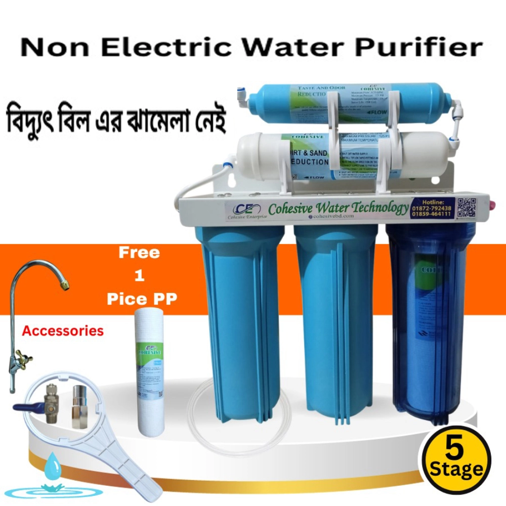 Cohesive Five Stage Non RO Water Purifier.
