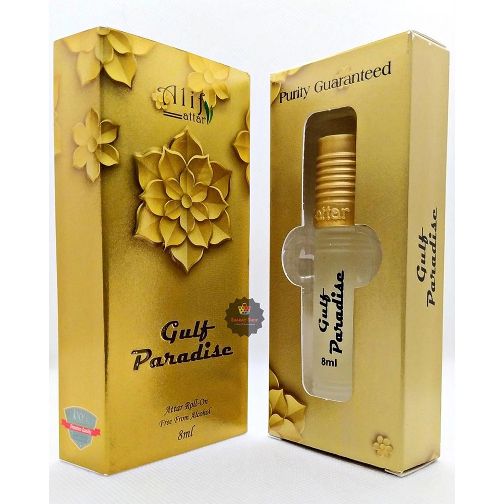 Gulf Paradise By Alif Attar Long Lasting Roll On Non Alcoholic Perfume ...