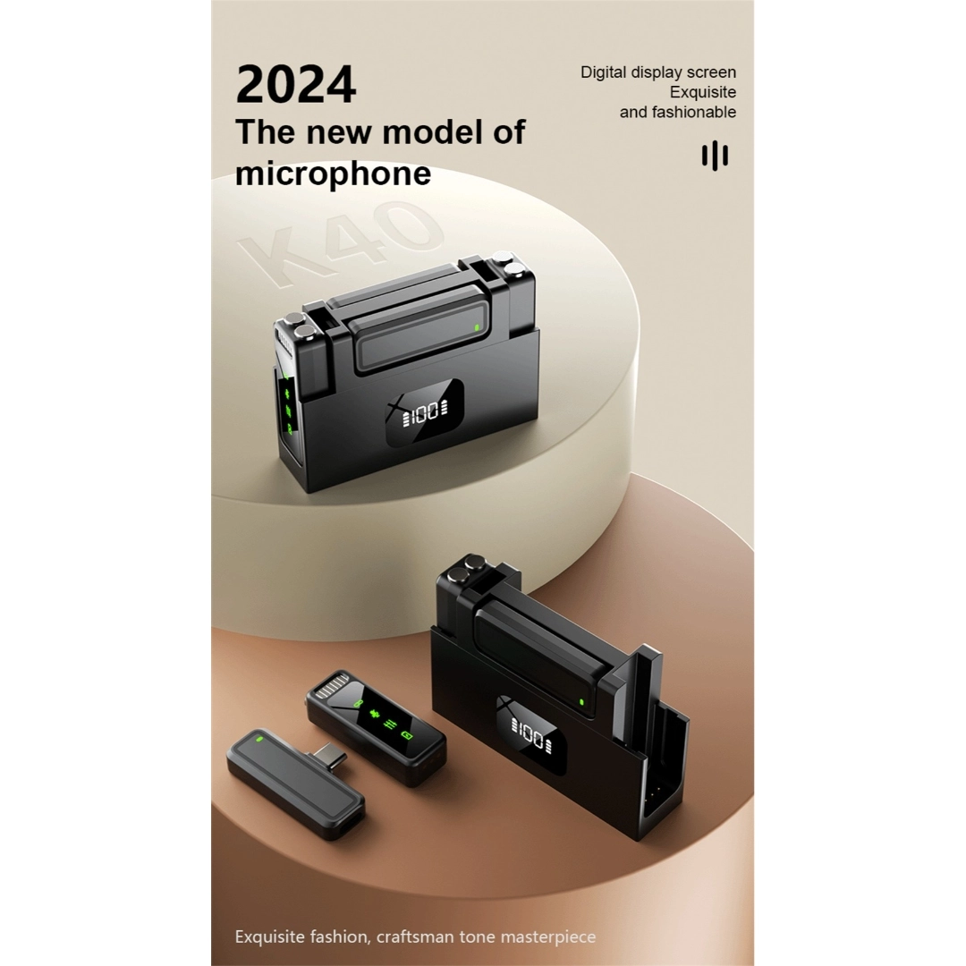 K40 Lavalier Lapel Wireless Microphone