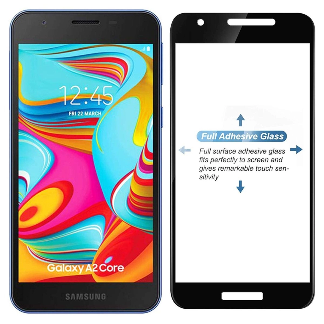 Samsung Galaxy A2 Core Tempered Glass Screen Protector 6D/9D/11D - Black