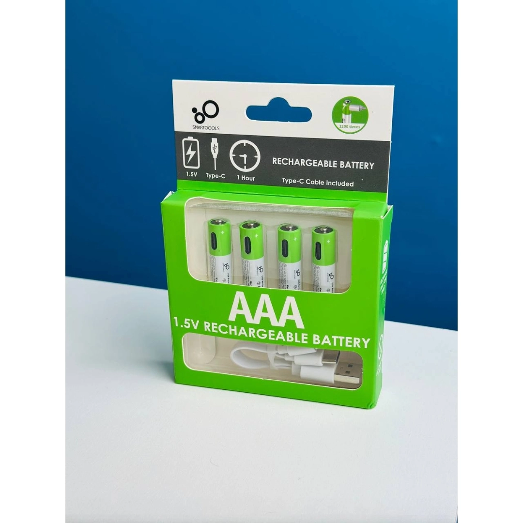SmarToools RB40 AAA 1.5V 750 mWh Rechargeable Battery (4P/2Set)
