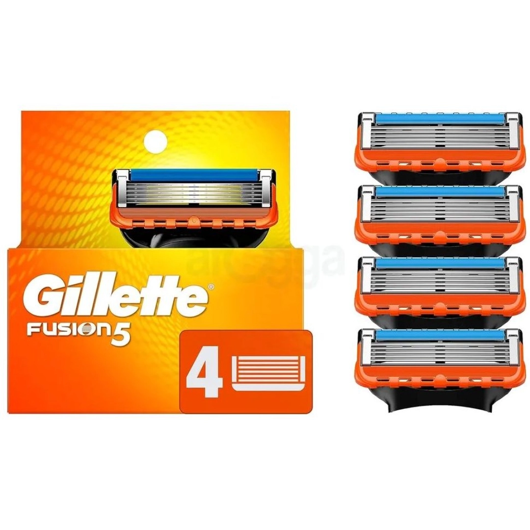 Gillette Fusion5 Razor Blades Cartridge 4 pack (Made in Germany)